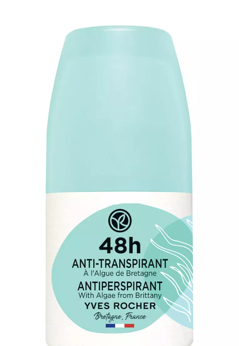 Buy Yves Rocher 48 Hour Antiperspirant with Algae - 50ml Natural, Long ...
