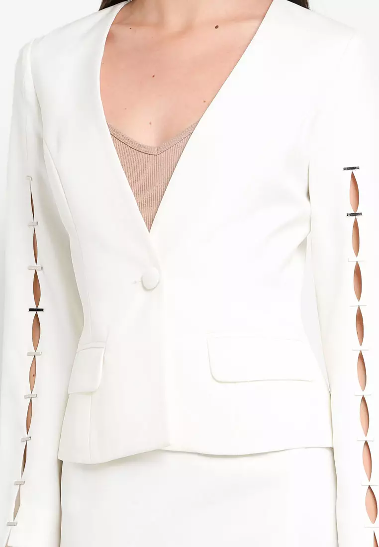 Buy Dressing Paula Embellished Cady Blazer Online | ZALORA Malaysia