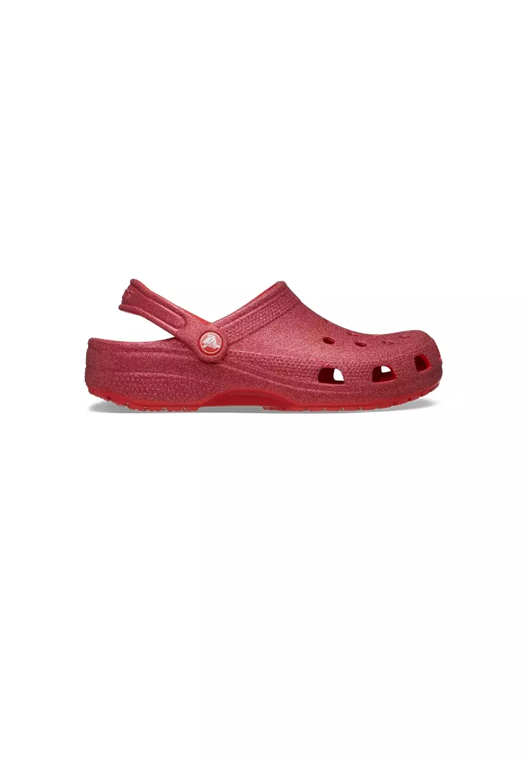 Buy Crocs Classic Glitter Clog in Cherry Red 2025 Online | ZALORA ...
