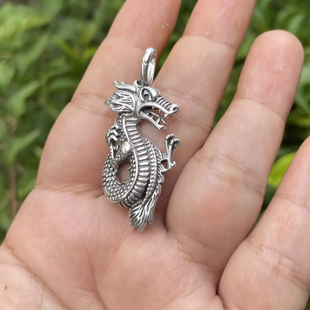 Jual Kusuma Silver Liontin Pendant Perak Silver Bali Asli 925 Ukir Naga ...