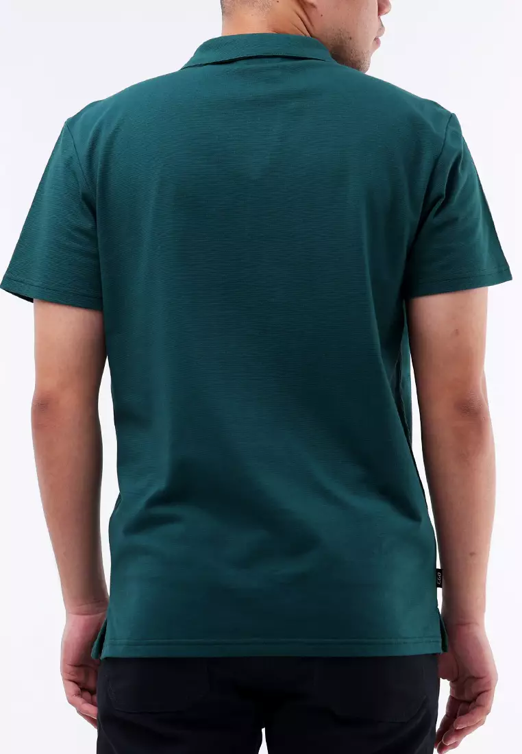 Buy Ego Collared Waffle Short Sleeves Polo 2025 Online | ZALORA Philippines