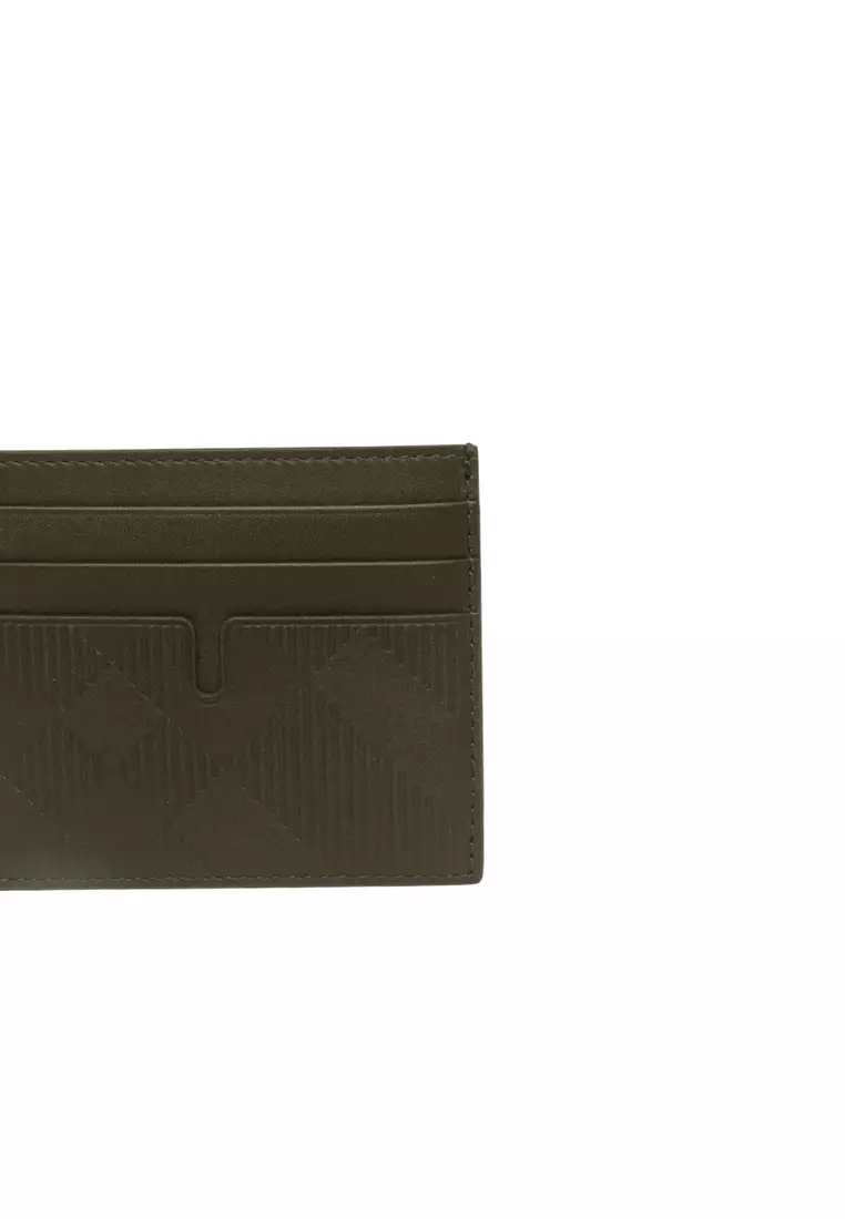 Buy Burberry Tall Embossed Check Card Case Card holder Online | ZALORA ...