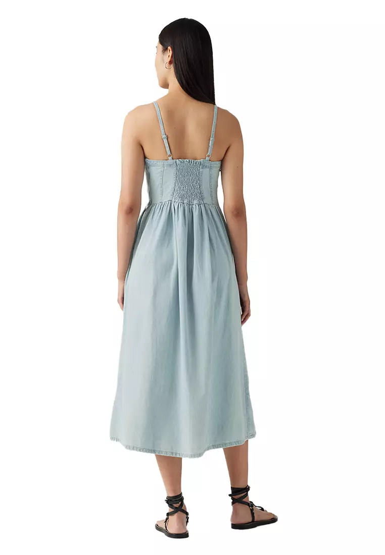 Jual Levi's Levi's® Women's Alessie Bustier Dress (001WB-0000) Original ...