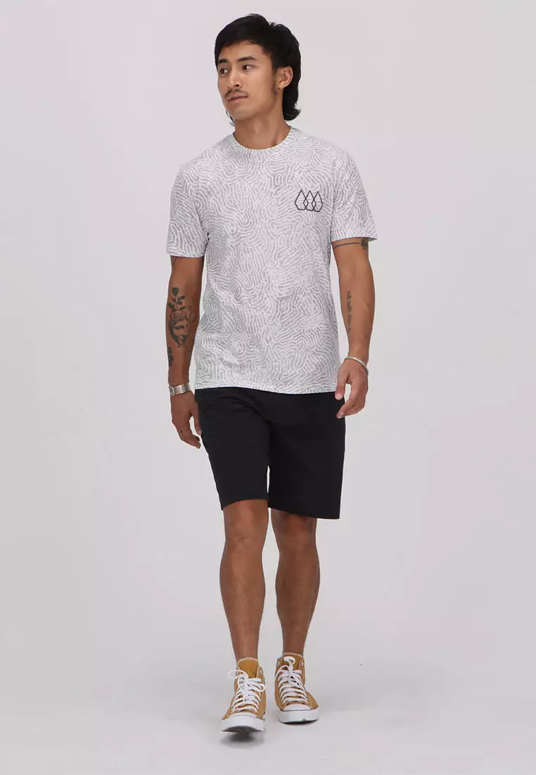Jual Volcom MCT LABYRINTH SHORT SLEEVE TEE WHITE Original 2025 | ZALORA ...