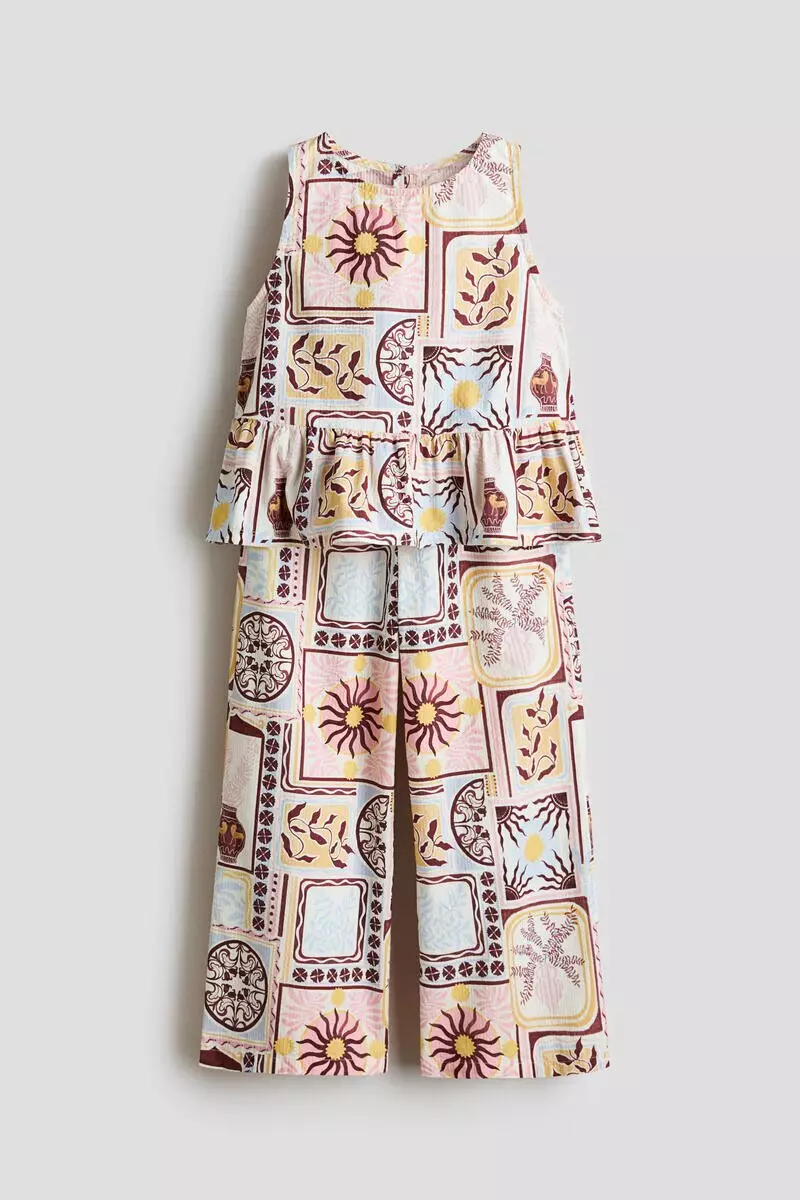 Buy H&M 2-piece patterned cotton set 2026 Online | ZALORA