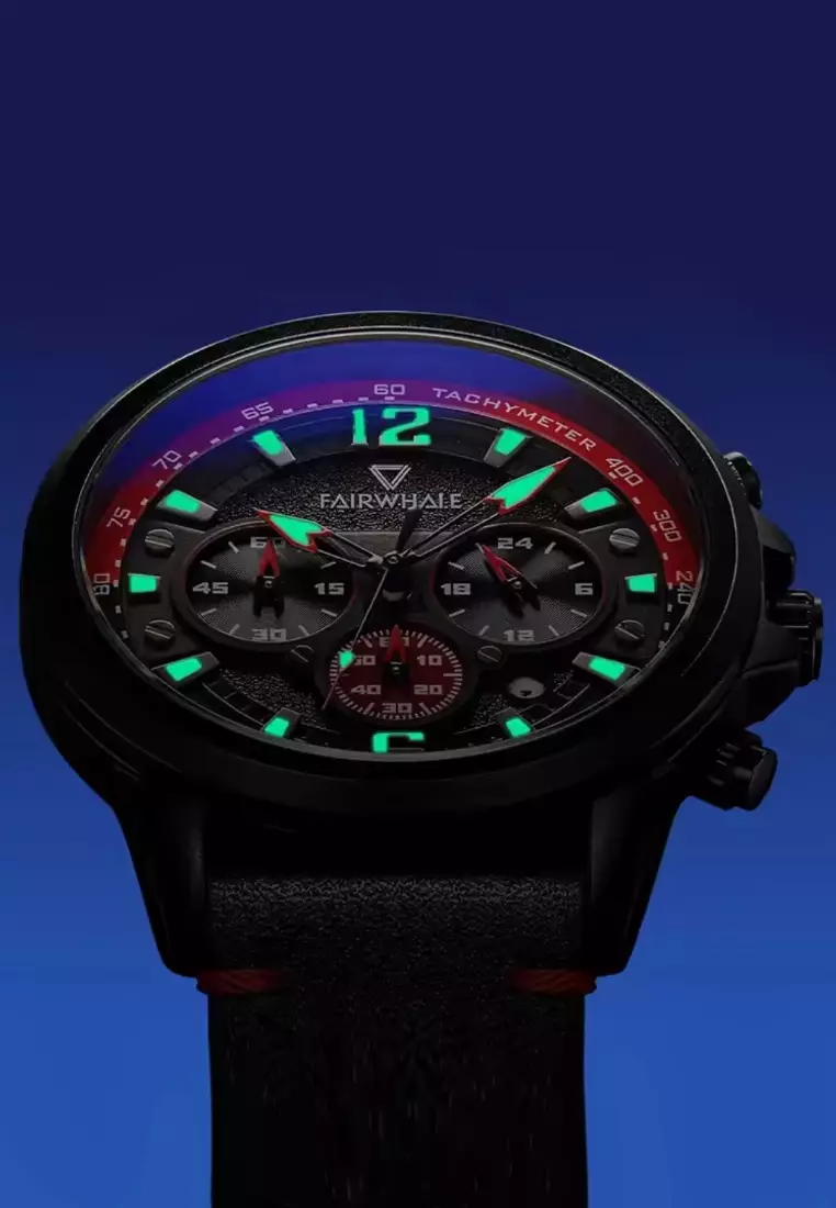 Buy Mark Fairwhale Unisex Stainless Steel Chronograph Quartz Watch ...