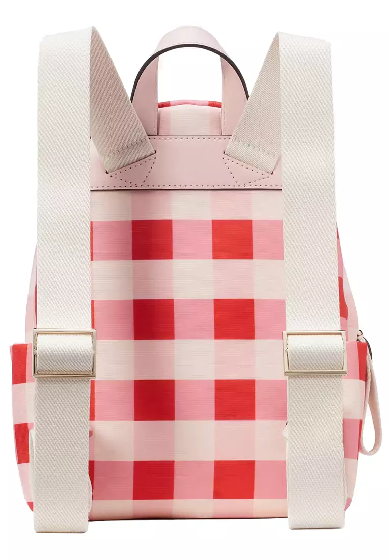 Buy Kate Spade Chelsea Gingham Mini Backpack Bag in Pink Multi KG565 ...