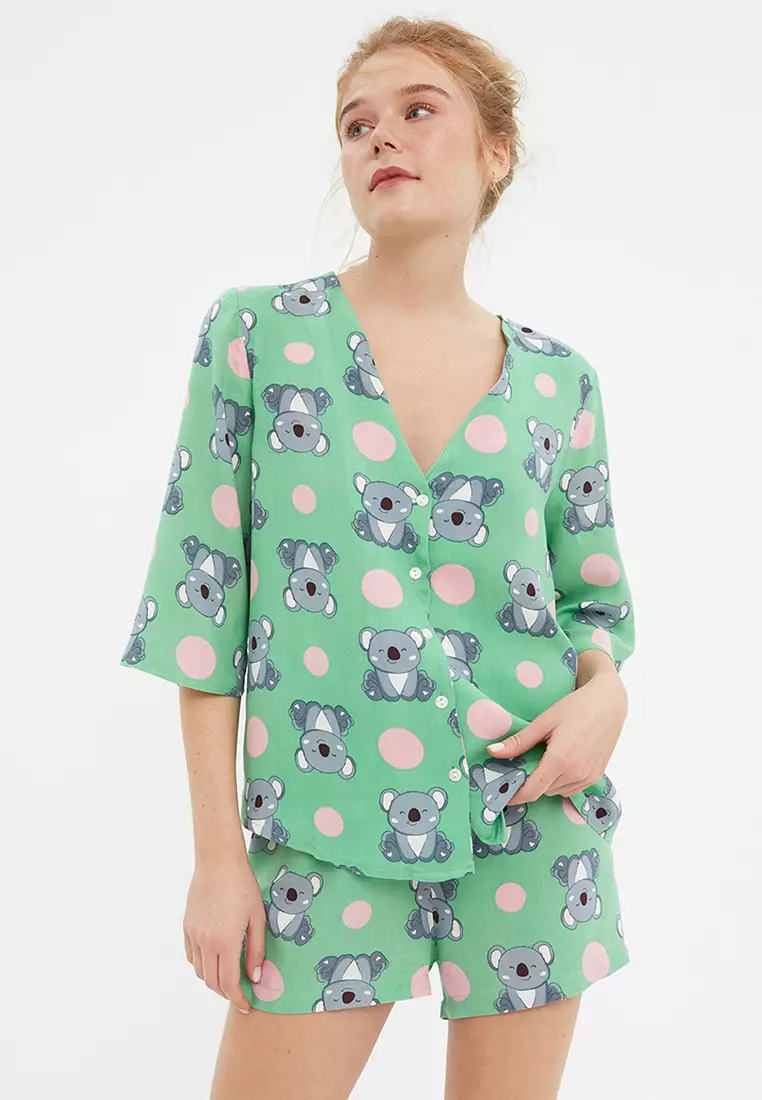 Buy Trendyol Koala Pajamas Set Online | ZALORA Malaysia