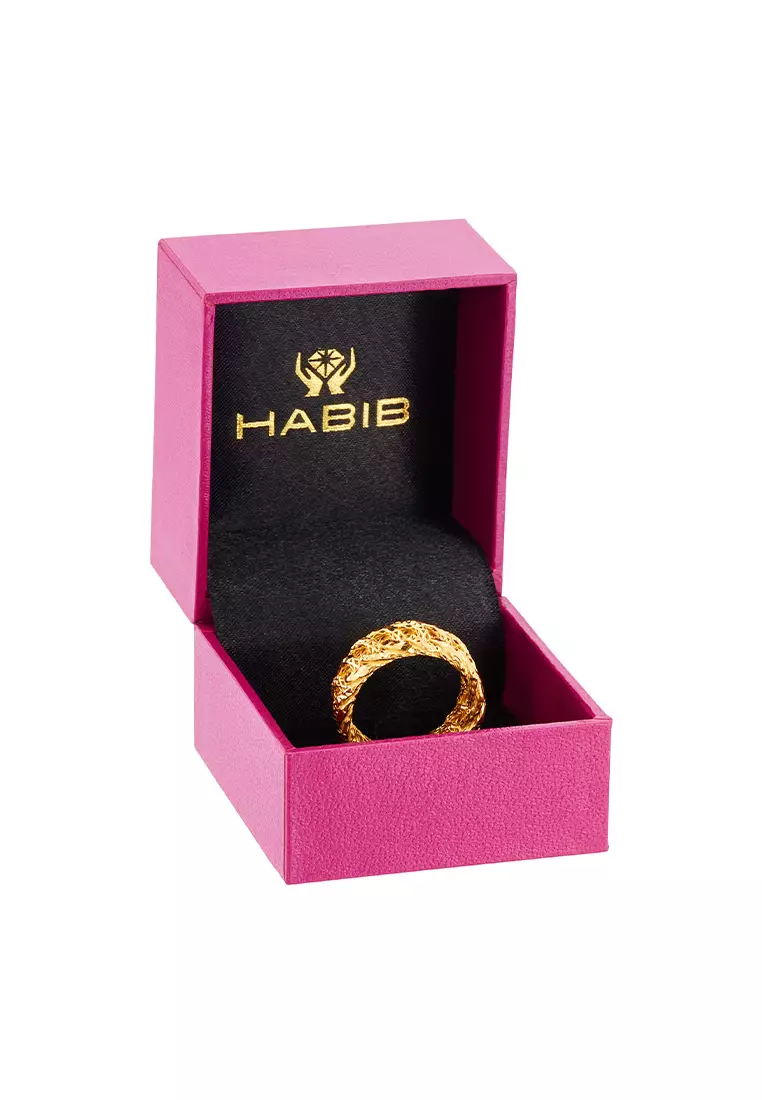Buy HABIB HABIB 916/22K Yellow Gold Ring RRM044051024(A) 2025 Online ...