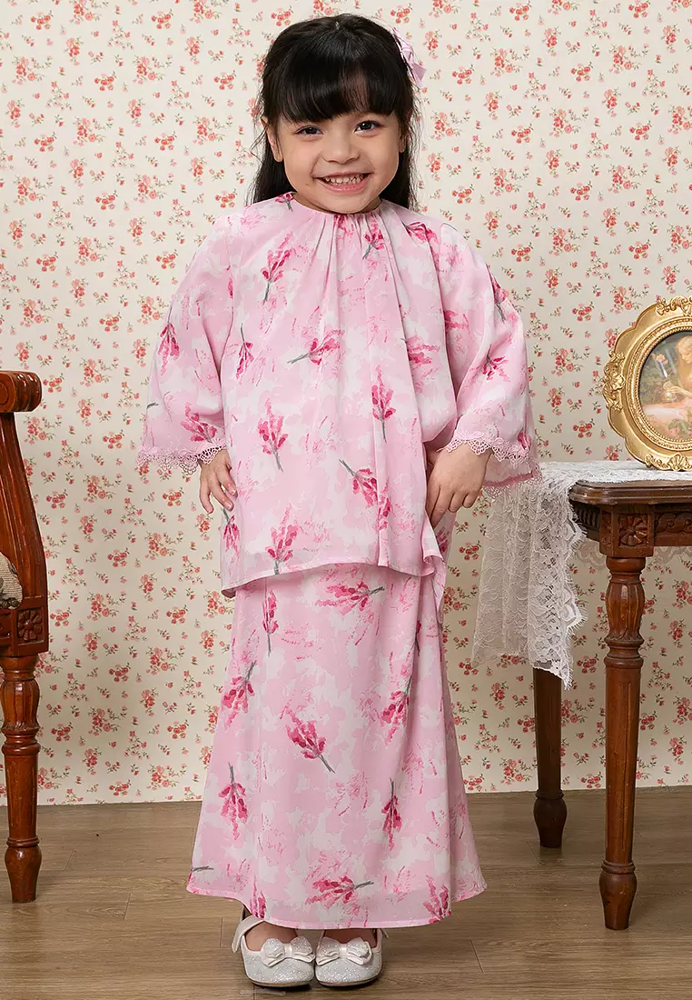 Buy Lubna Kids RINA BABYDOLL KURUNG Online | ZALORA Malaysia