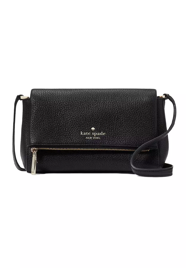 Kate Spade Leila Mini Zip Crossbody Black KE487 2026 | Buy Kate Spade ...
