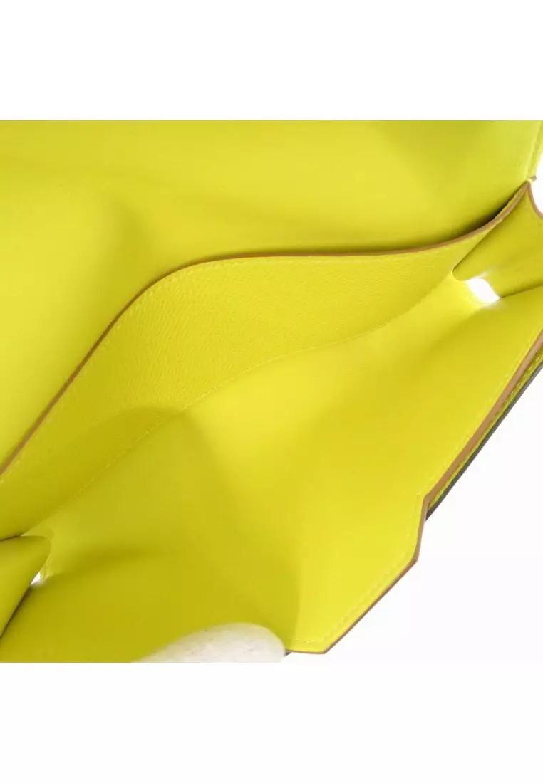Buy Hermes Pre-Loved Hermès Yellow Leather Passant 2025 Online | ZALORA