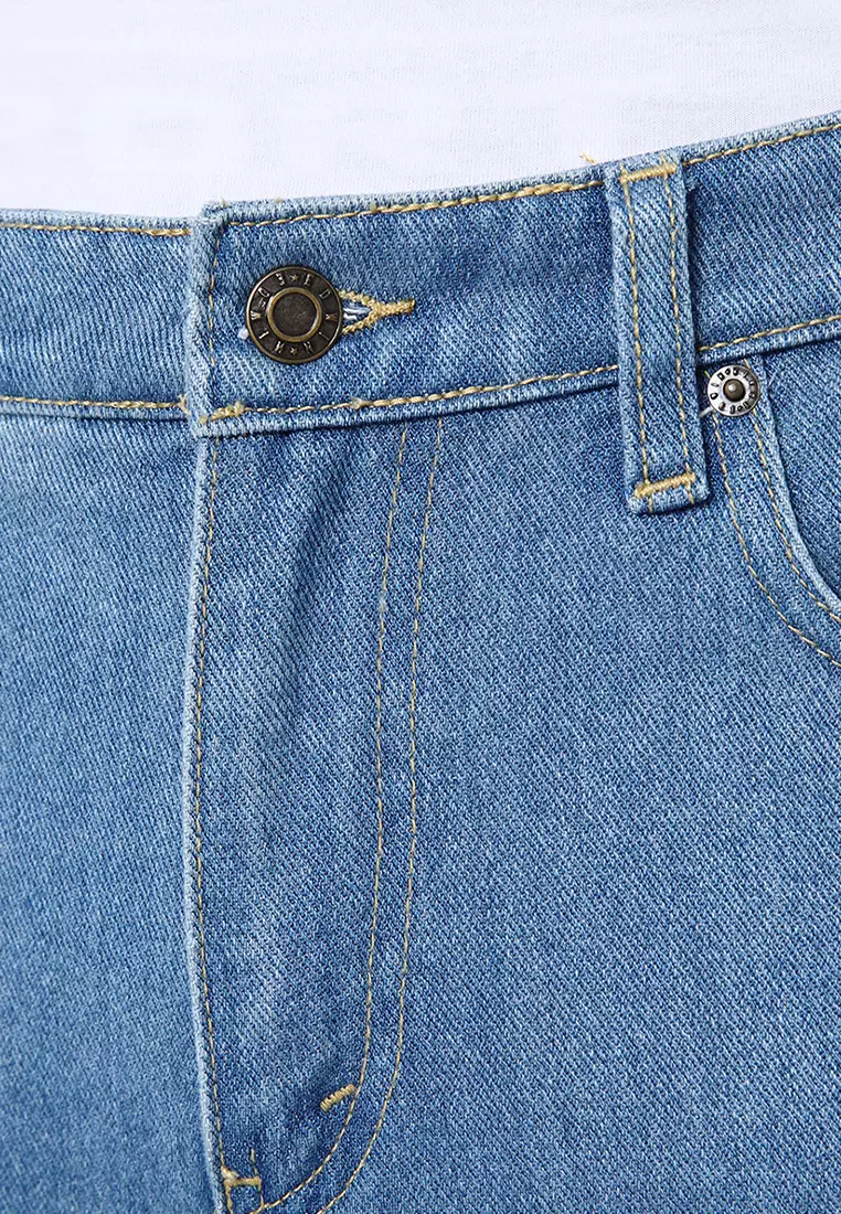 Jual Edwin Jeans 801 Reguler Fit Soft Jeans Light Blue Indigo - Celana Panjang Denim Pria ...