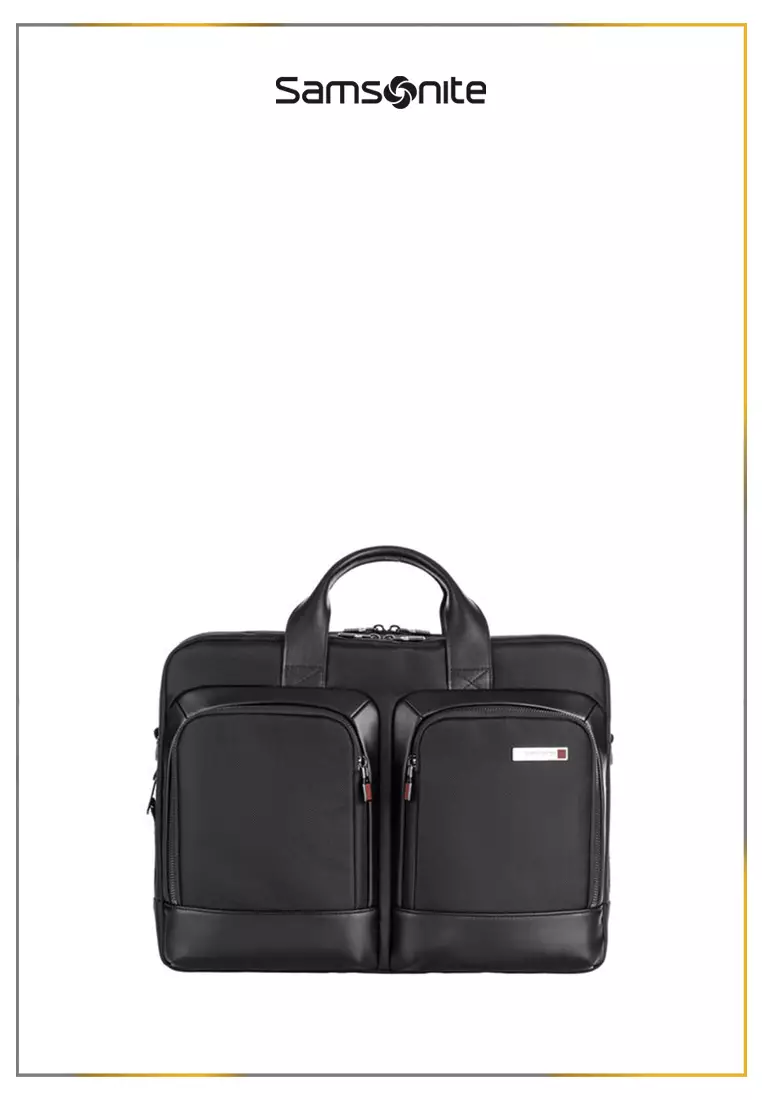 Jual Samsonite Samsonite Sefton Bailhandle M - Black Original 2024 ...