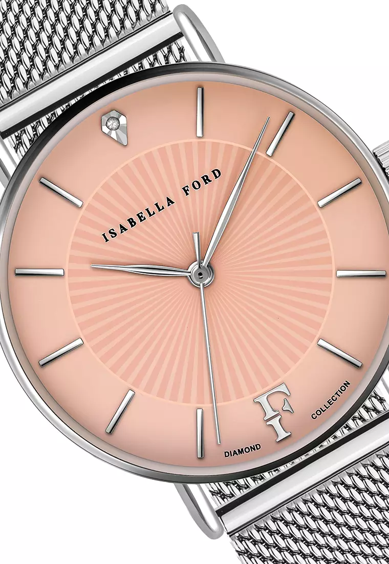 Buy Isabella Ford Isabella Ford Allure Silver Mesh Women Watch 2025 ...