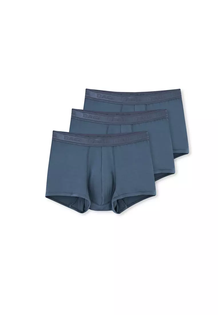 DAGİ 3-Pack Indigo Basic Boxer, Slim Fit, Underwear for Men 2024 | Buy DAGİ Online | ZALORA Hong ...