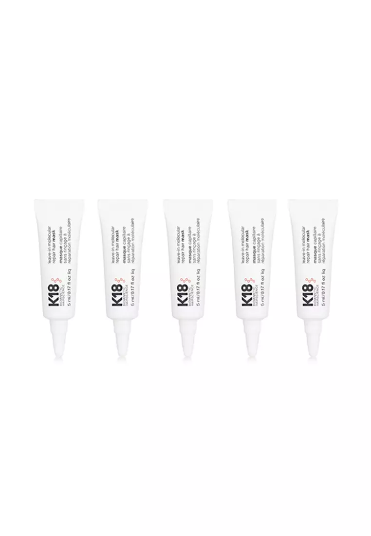 Buy K18 K18 - 【Super Saver Pack】Leave-In Molecular Repair Hair Mask 5ml/0.17oz x5 2025 Online ...