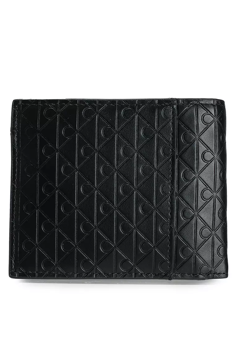 Buy Calvin Klein Embossed Emblem Billfold Wallet - Calvin Klein ...