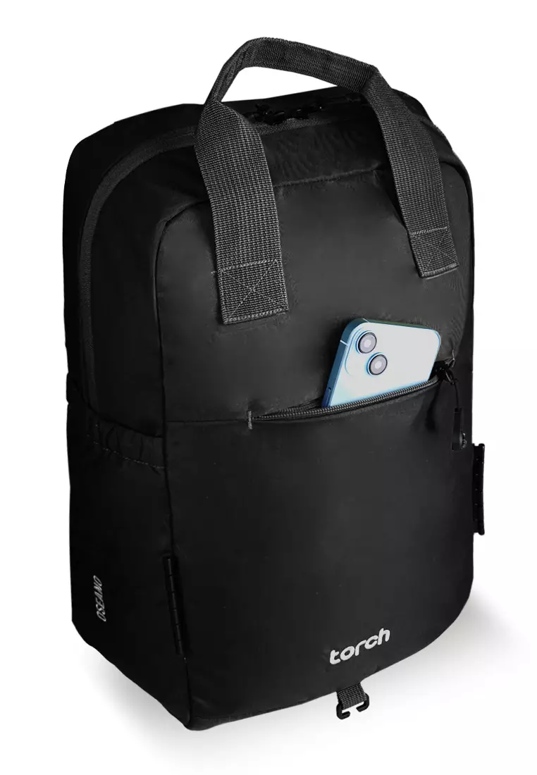 Jual TORCH.ID Torch Oseano Black Daypack Backpack School Original 2024 ...