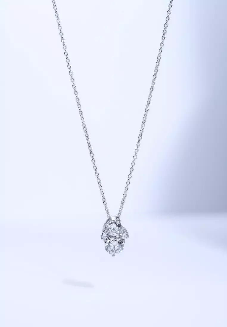 Buy Alfredulla Ome Princess Zirconia Necklace 2024 Online | ZALORA ...