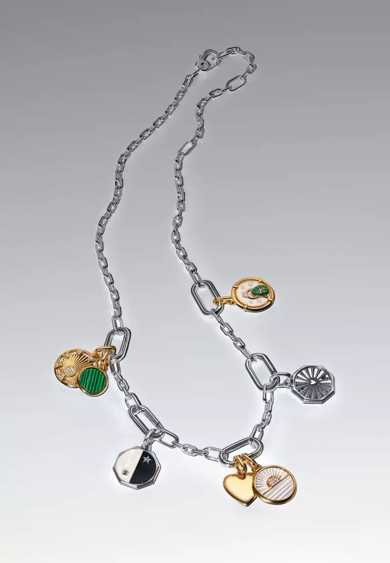 Buy Pandora Pandora ME Five Links Chain Necklace (45cm) Online | ZALORA ...