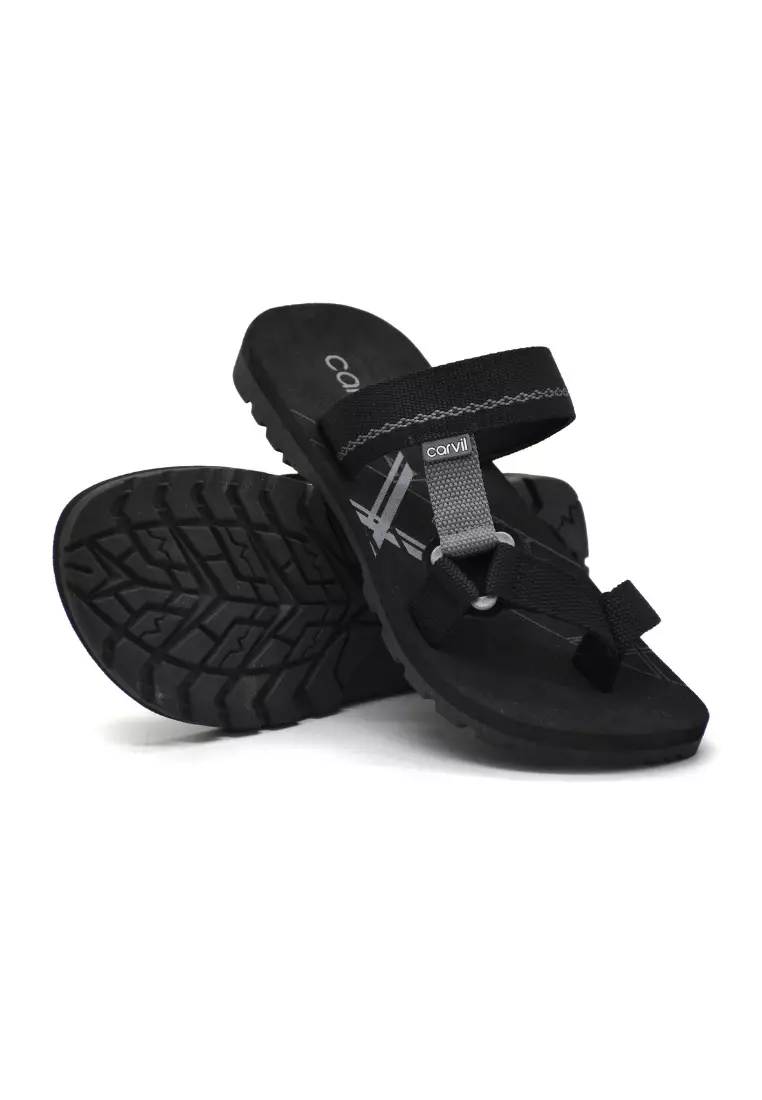 Jual CARVIL Carvil Sandal Pria Spextra-S16 M Black Grey Original 2024 ...