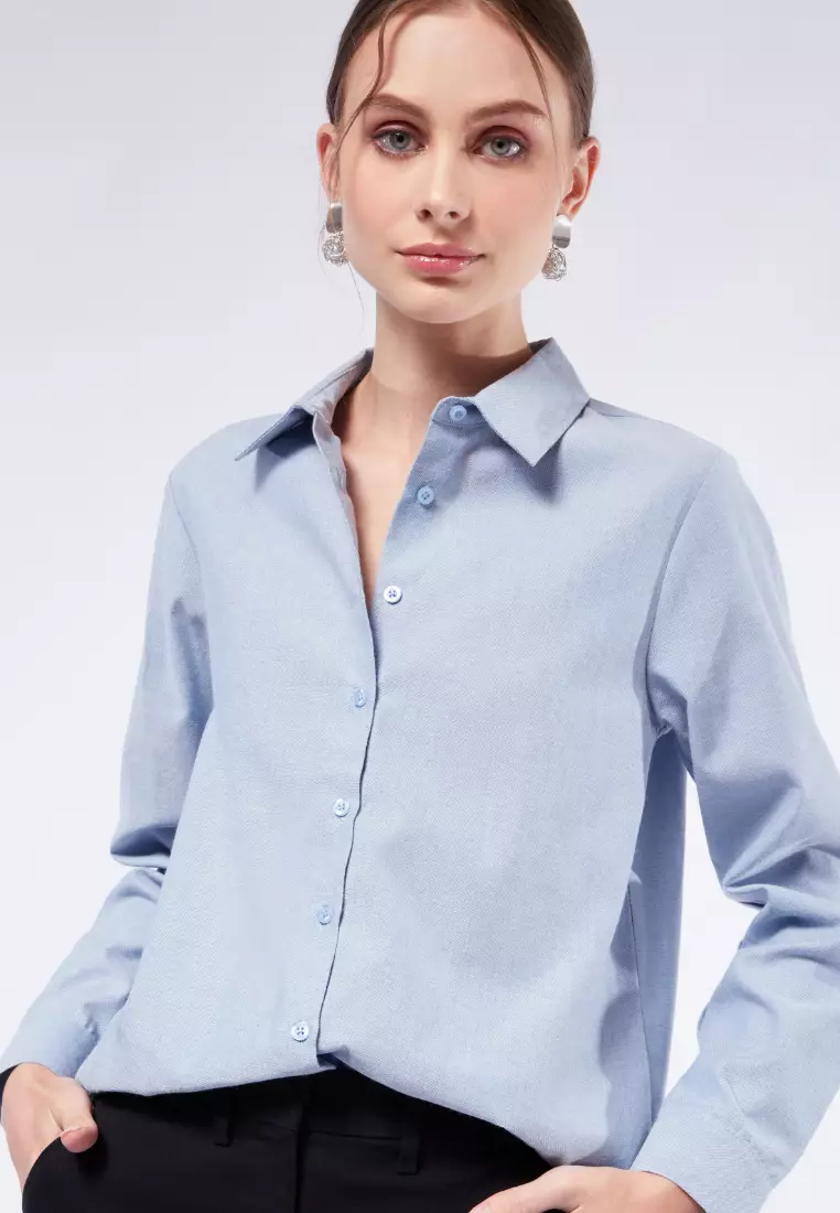 Jual Executive Basic Oxford Long Sleeve Shirt Original 2025 | ZALORA Indonesia