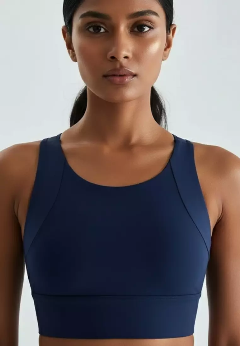 Jual Hellobare Kayla High Support Sports Bra – Tummy Control Non ...