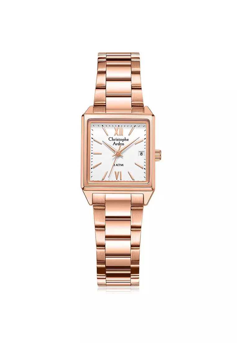 Jual Christophe Arden Christophe Arden Jam Tangan Wanita - Rosegold ...