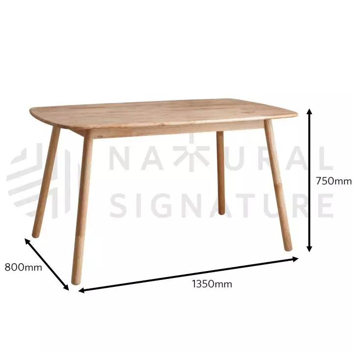 Buy Natural Signature Natural Signature - Subway 1350 Dining Table ...