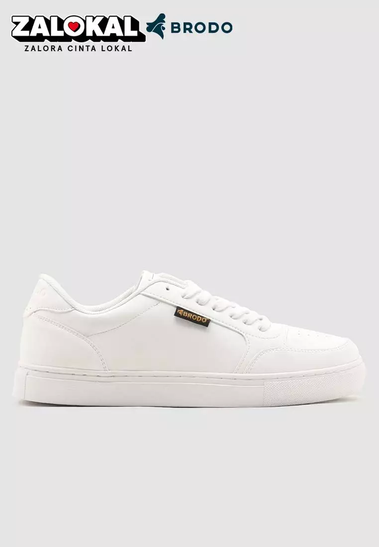 Jual Brodo BRODO - Sneakers Calcio All White Original 2024 | ZALORA ...
