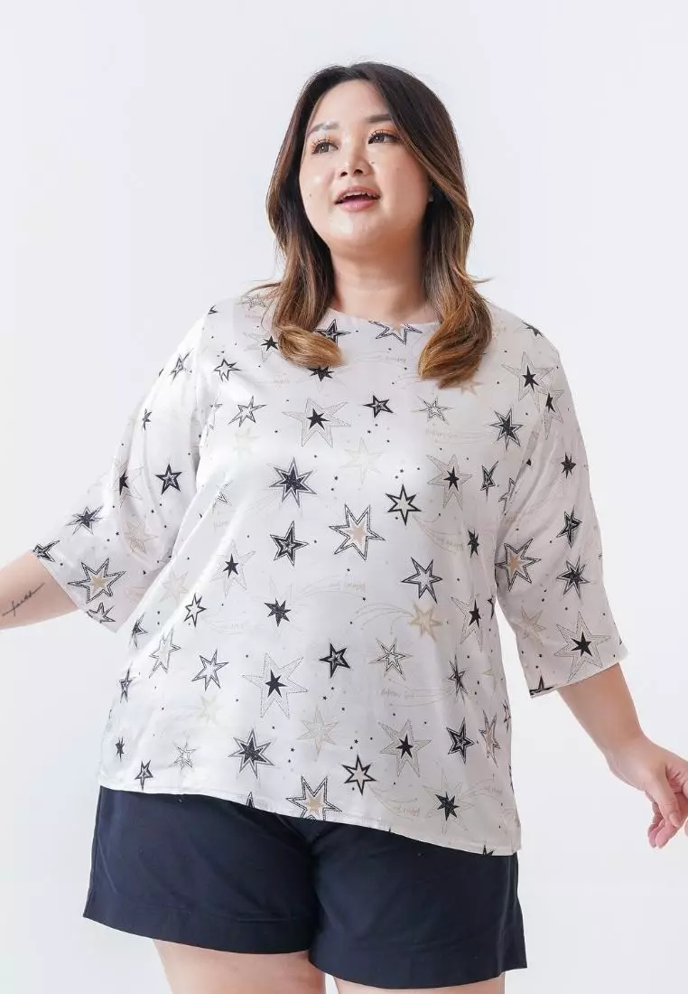 Jual Xtramiles Plus Size Blouse Hera Star Original 2025 | ZALORA Indonesia