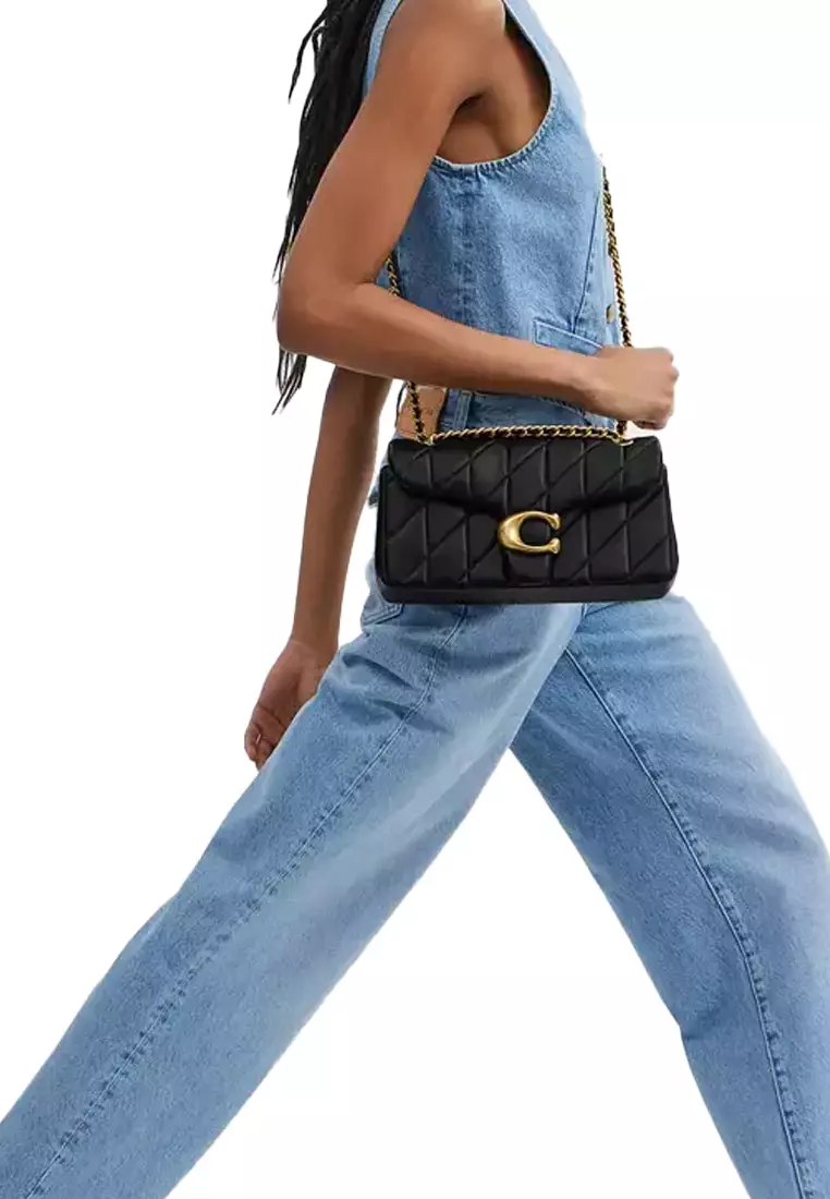 Buy Coach Tabby Women's Shoulder Bag In Black CP150 2025 Online | ZALORA