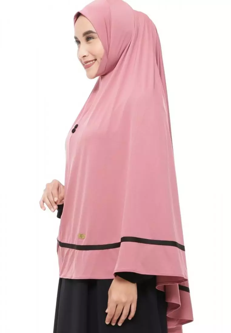 Jual First Hijab Mahira Khimar Instan In Pink Original 2024 | ZALORA Indonesia