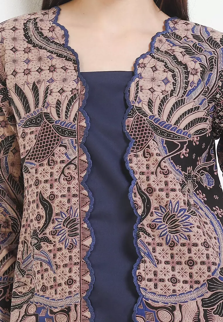 Jual Rianty Batik Blouse Atasan Kebaya Kutubaru Modern Wanita Akhsita ...