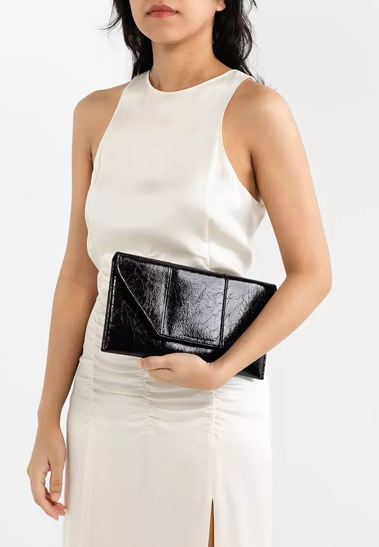 Buy Red's Revenge Metallic Minx Envelope Clutch Bag Online | ZALORA ...