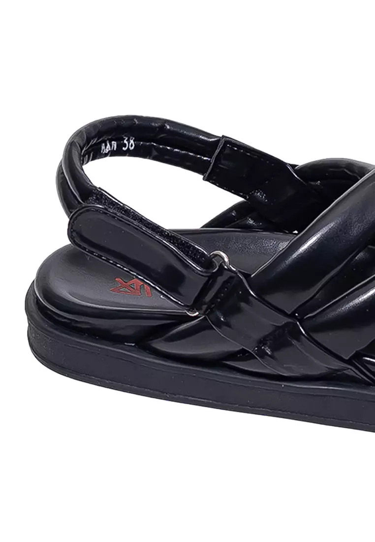 Jual AXN Cultura Viona Black Sandal Wanita - AXN Original 2023 | ZALORA ...
