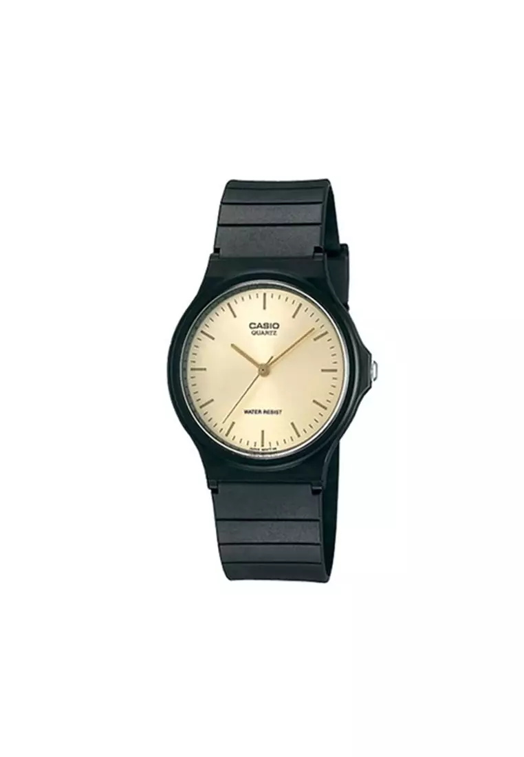 Buy Casio Watches Men's Analog Watch MQ-24-9EL Black Resin Band Casual Watch Online | ZALORA ...