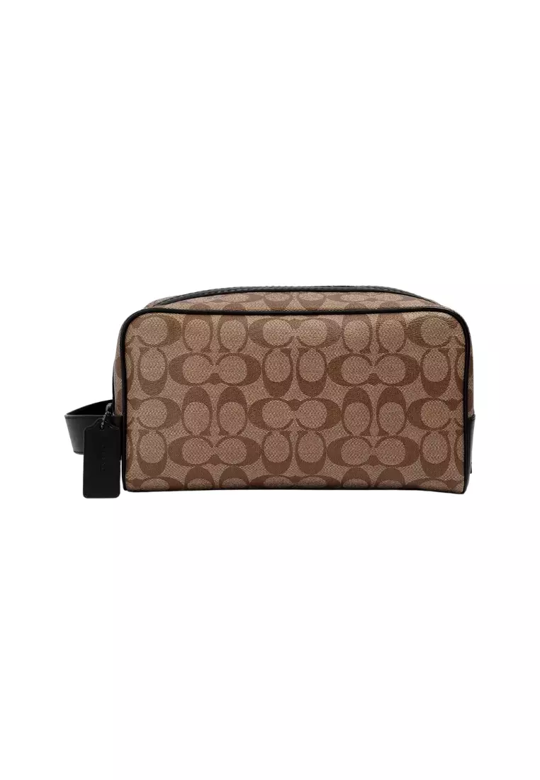 Jual Coach Coach Large Travel Kit In Signature Canvas Original 2026 ...