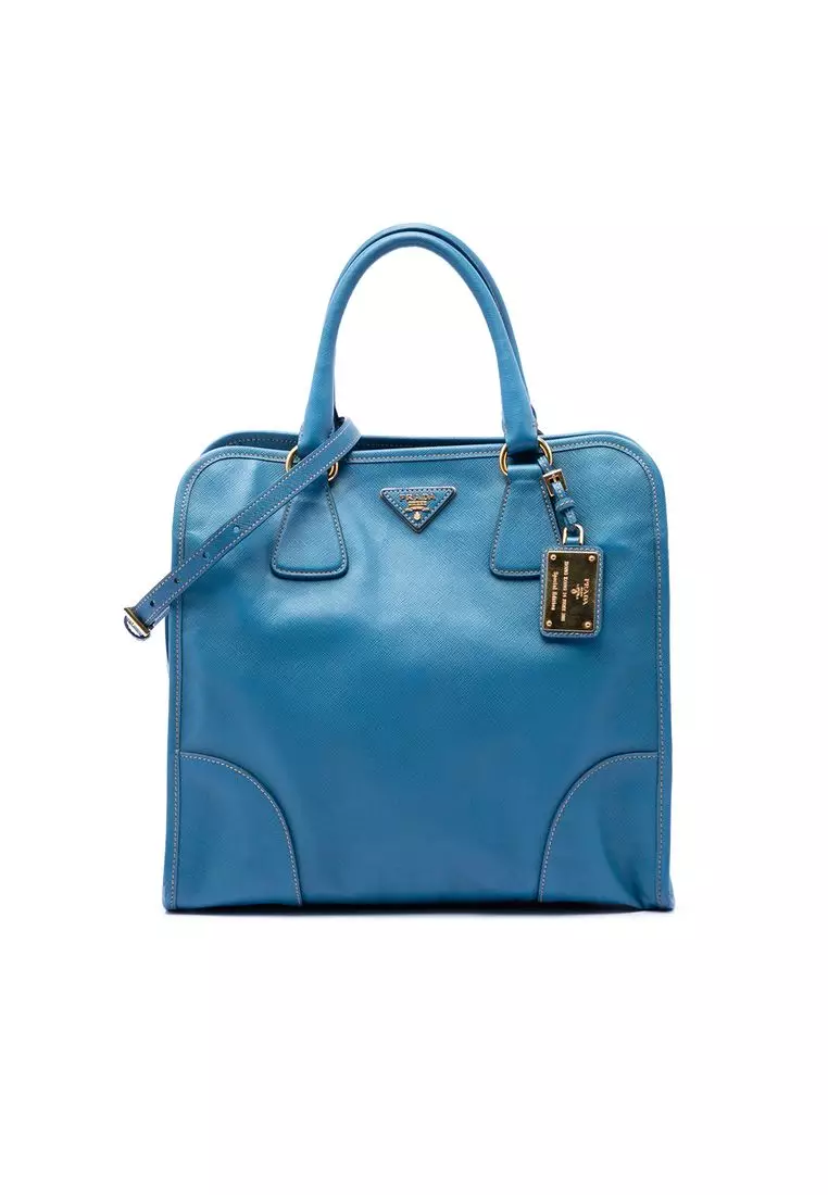 Buy Prada Pre-Loved Prada Saffiano Lux Shopping Tote 2026 Online ...