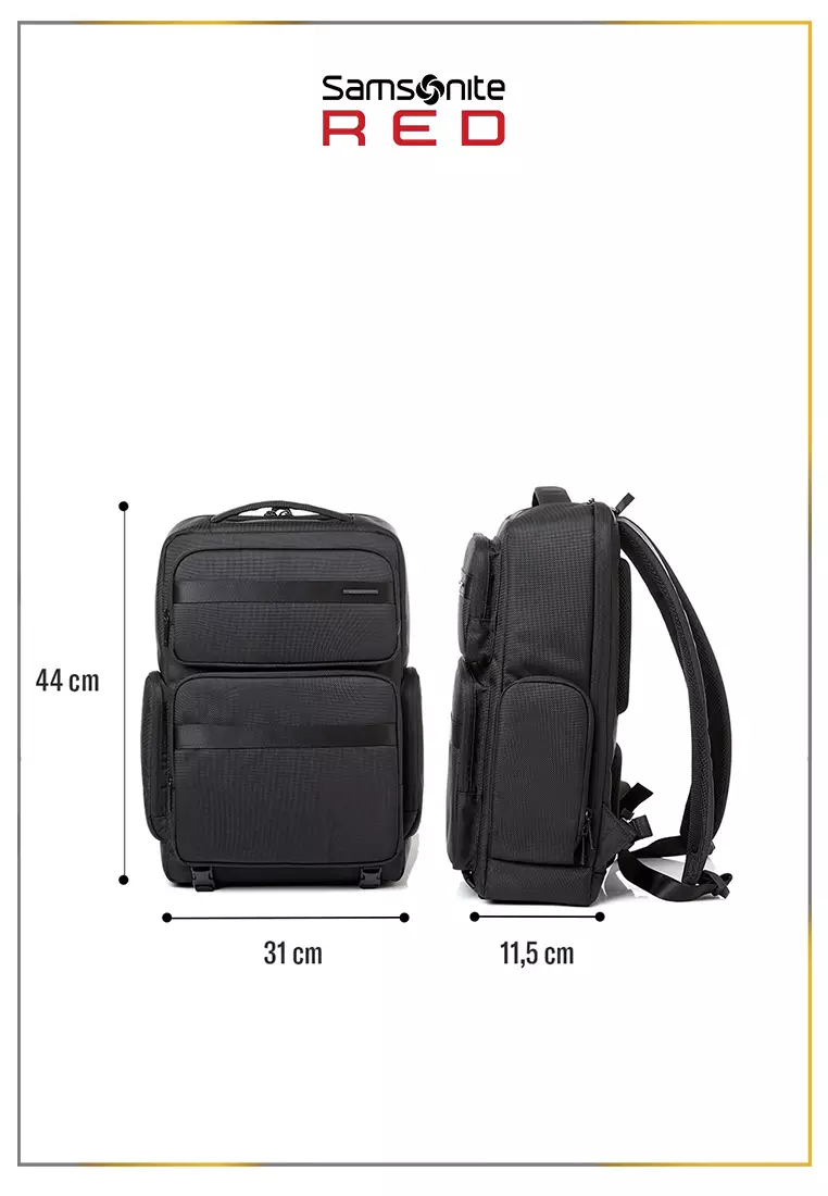 Jual Samsonite Samsonite Red Label Tice Backpack - Black Original 2025 ...