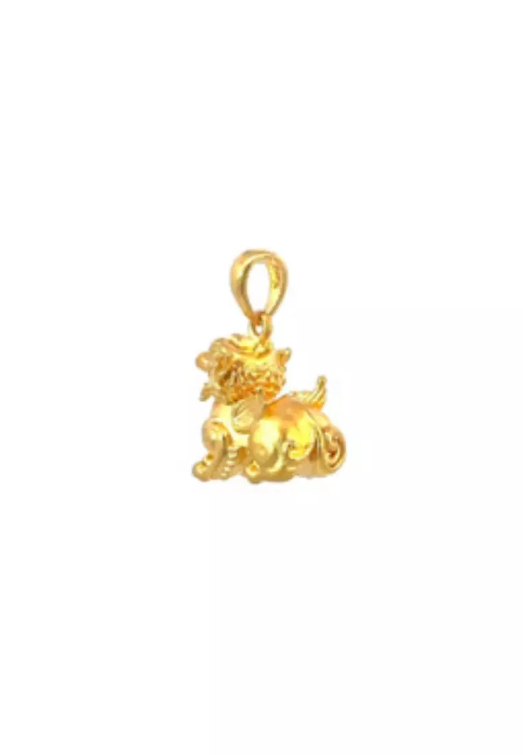 網上選購 Poh Kong POH KONG 916/22K Gold Auspicious Yellow Gold Golden PIXIU Pendant (2016) 2025 系列 ...