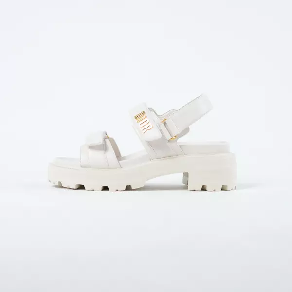 Jual Dior Sandal CHRISTIAN DIOR DIORACT PLATFORM LAMBSKIN WHITE STRAP ...