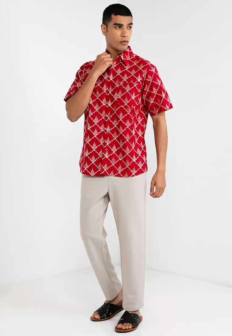 Buy TUSCA Nuansa Batik Kemeja 2025 Online | ZALORA