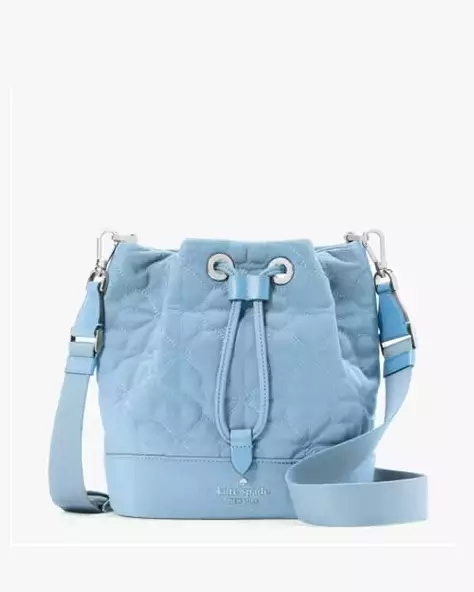 Jual Kate Spade Kate Spade Flower Quilted Fabric Bucket Bag in Montauk ...