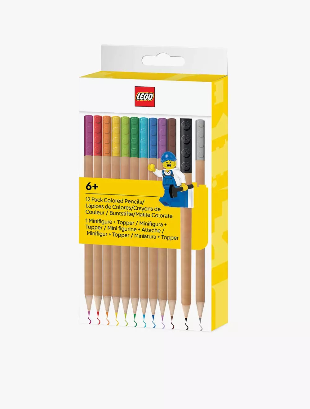 Jual Lego LEGO Colored Pencils with Topper 12 Pack - 53706 Original ...