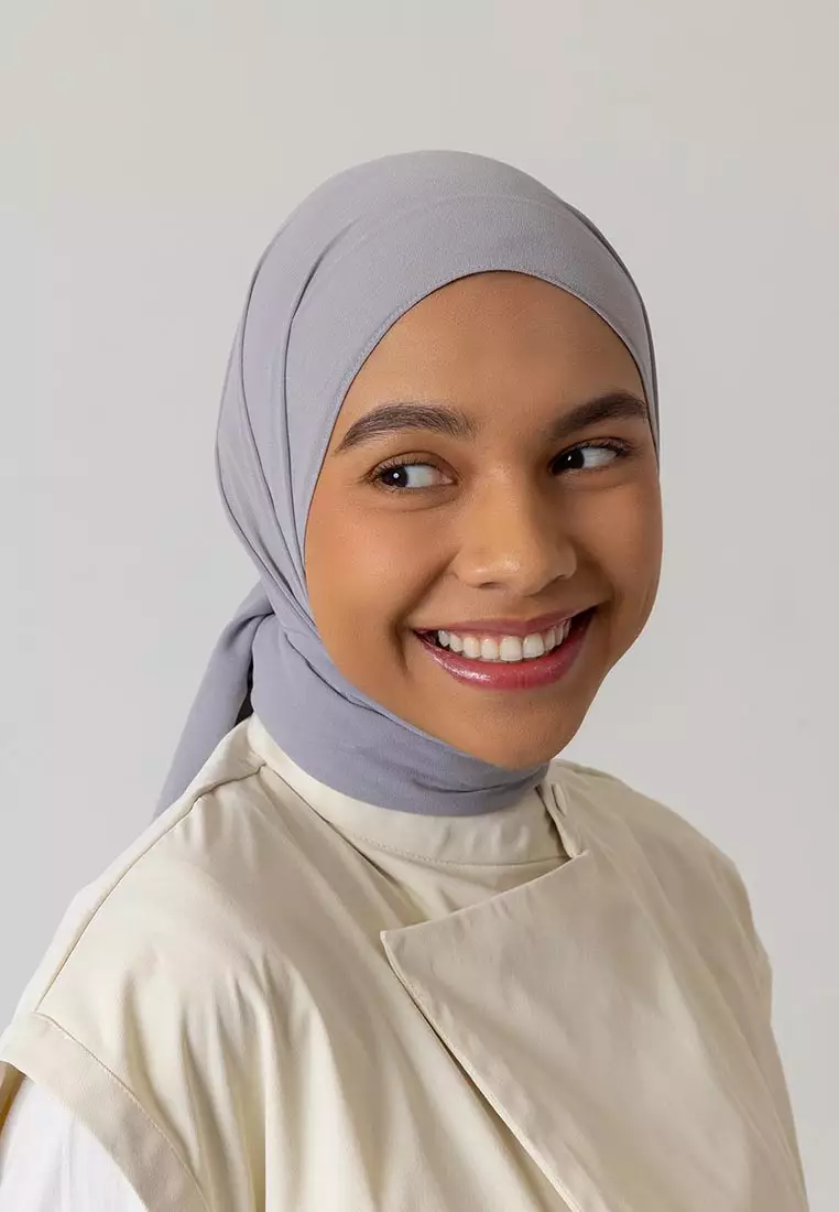 Jual Riamiranda Ria Miranda Light Grey Carlya Pashmina Original 2025 ...