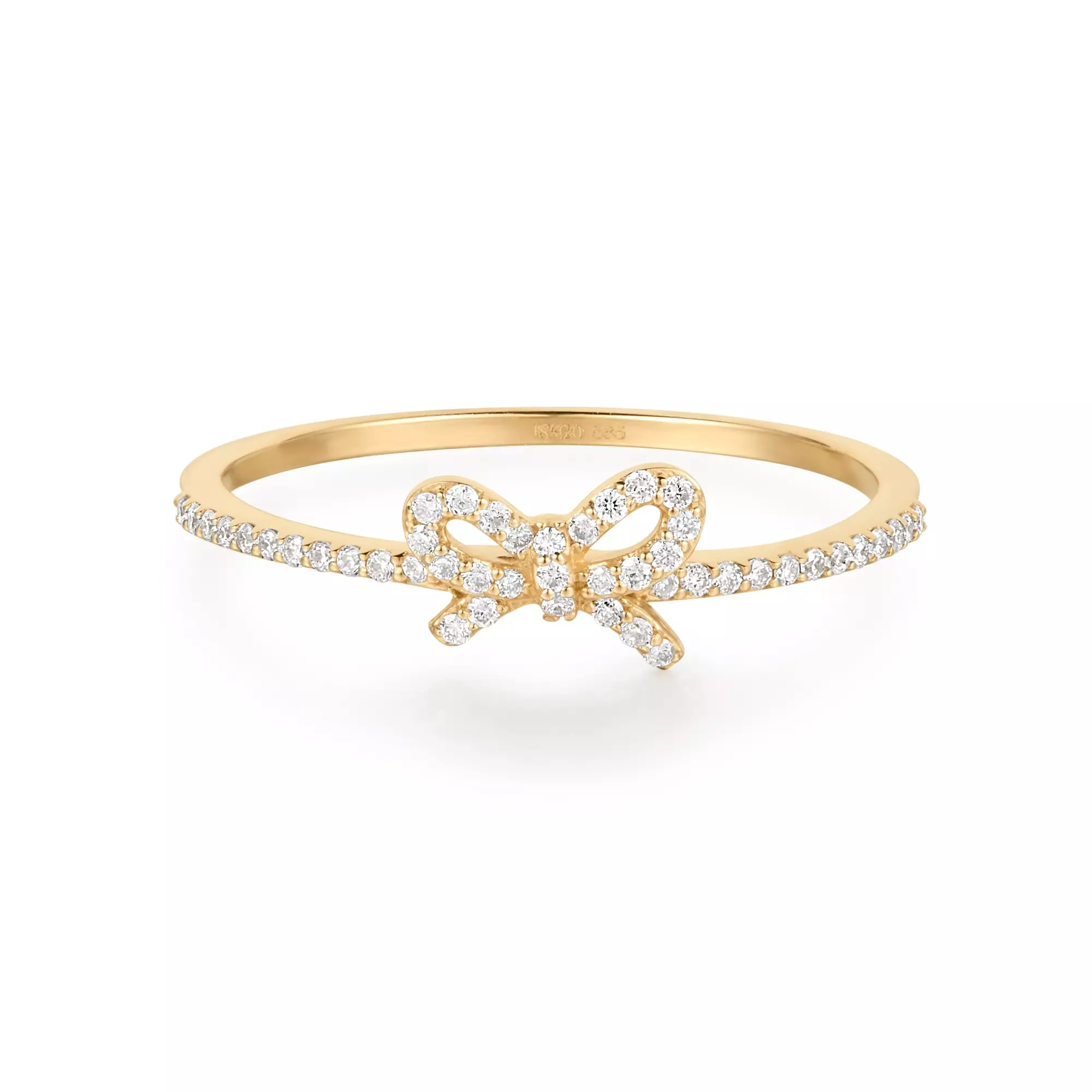 Jual ISAGO ISAGO Pave Bow Ring Original 2025 | ZALORA Indonesia
