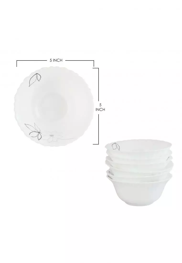 Buy Edge Houseware Ceramic Dinnerware Set of 24pcs 2025 Online | ZALORA ...