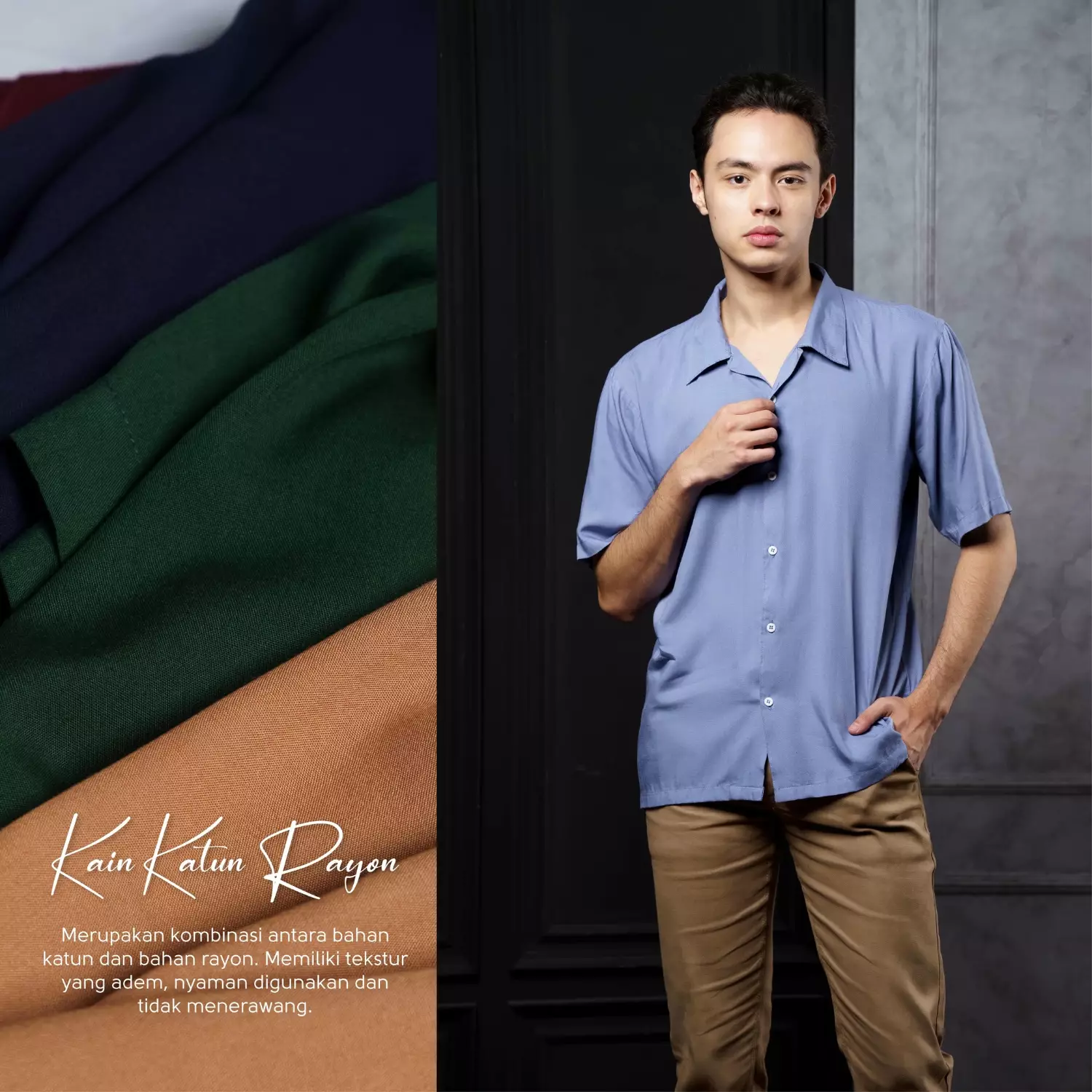 Jual Sogno Kemeja Pria Katun Rayon Original 2025 | ZALORA Indonesia